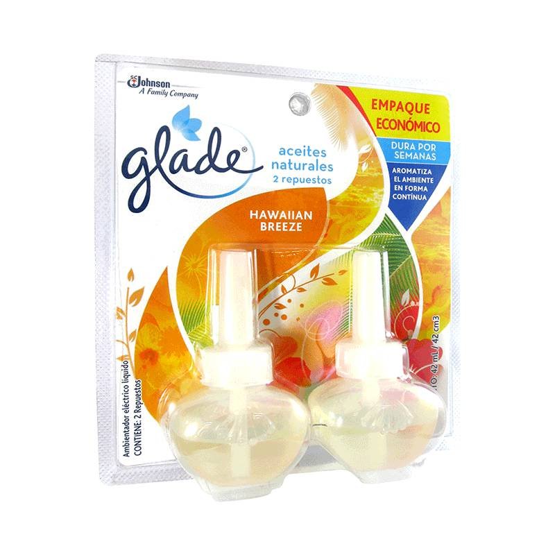Ambientador glade plugin x2und fruta tropical aceite Surtifamiliar.com